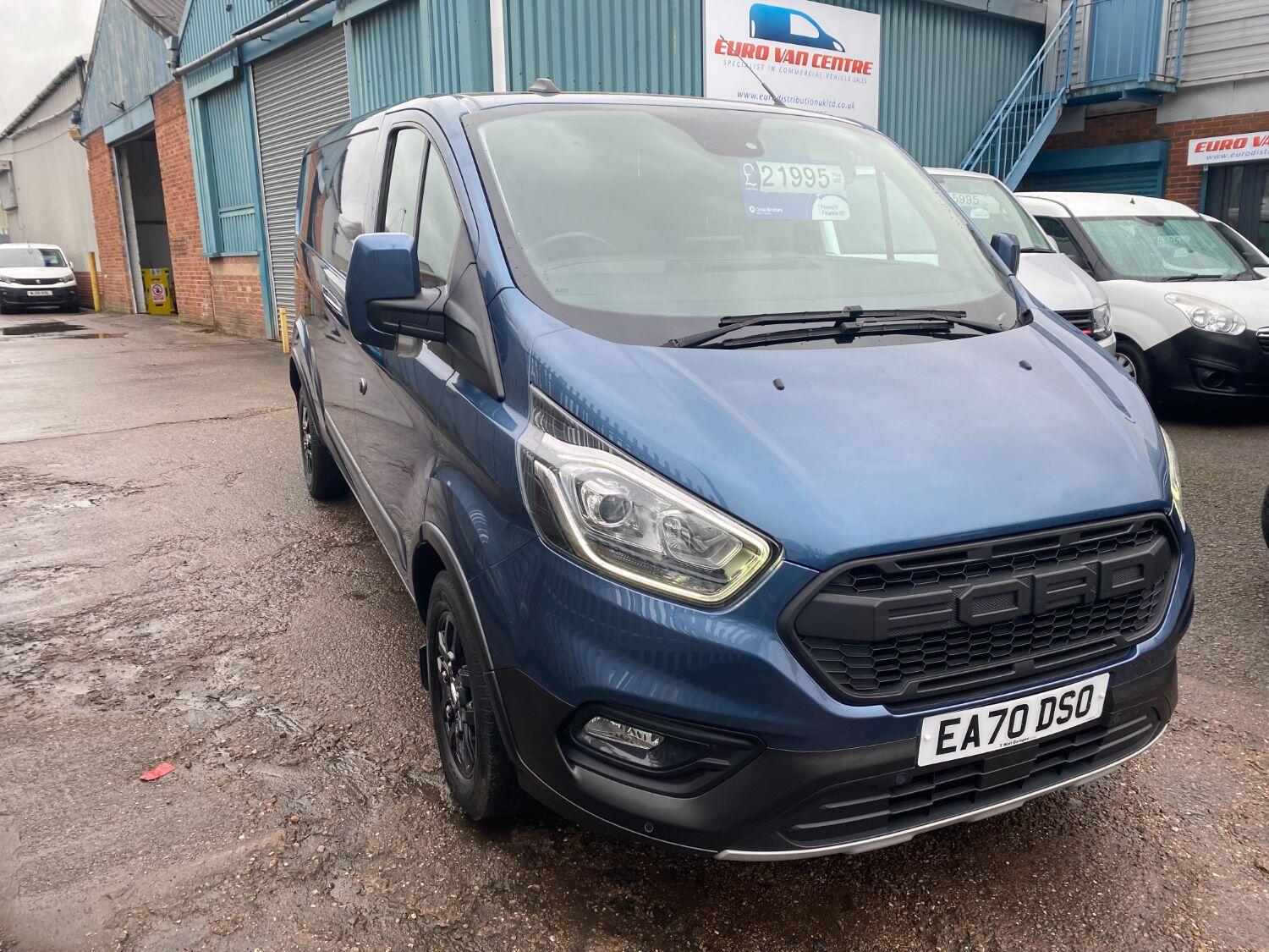 SOLD - Used FORD TRANSIT CUSTOM 2020 Blue in Kingswinford, West ...