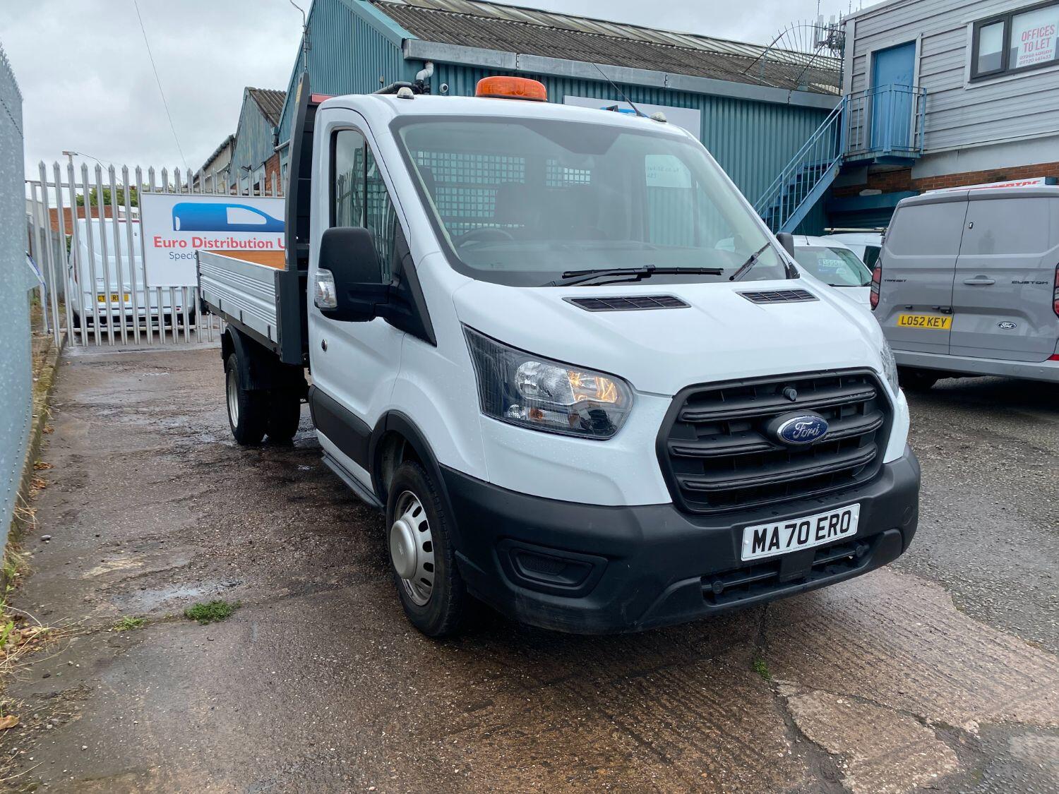 SOLD - Used FORD TRANSIT TIPPER 2020 White in Kingswinford, West ...